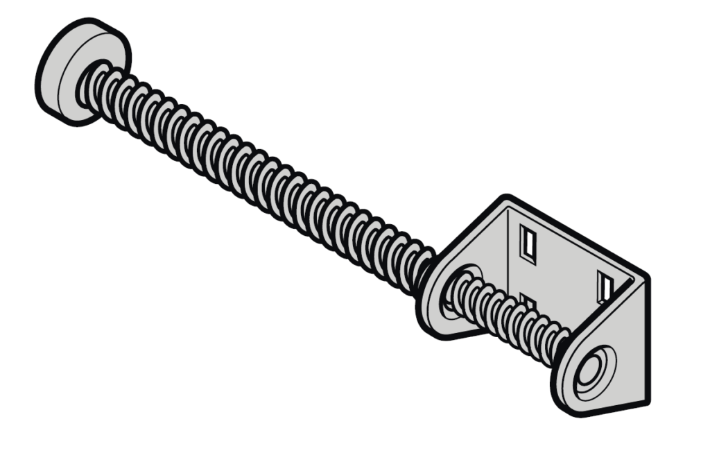 Odbojnik sprężynowy, długi brama przemysłowa Hormann - Rastor ...